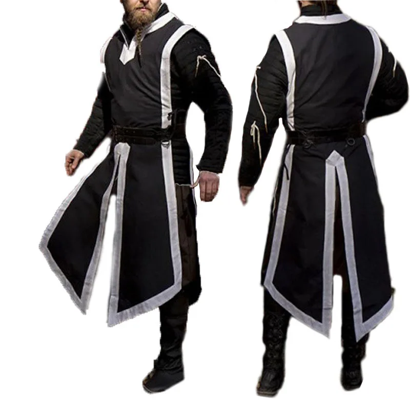 Men's Medieval Viking Norman Warriors Costume Tabard Tunic Defender ...