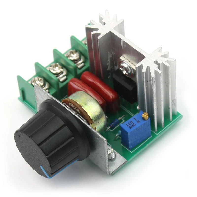 New Adjustable Voltage Regulator Pwm Ac Motor Speed Control 50v-220v 2000w Gk99 - Automation ...