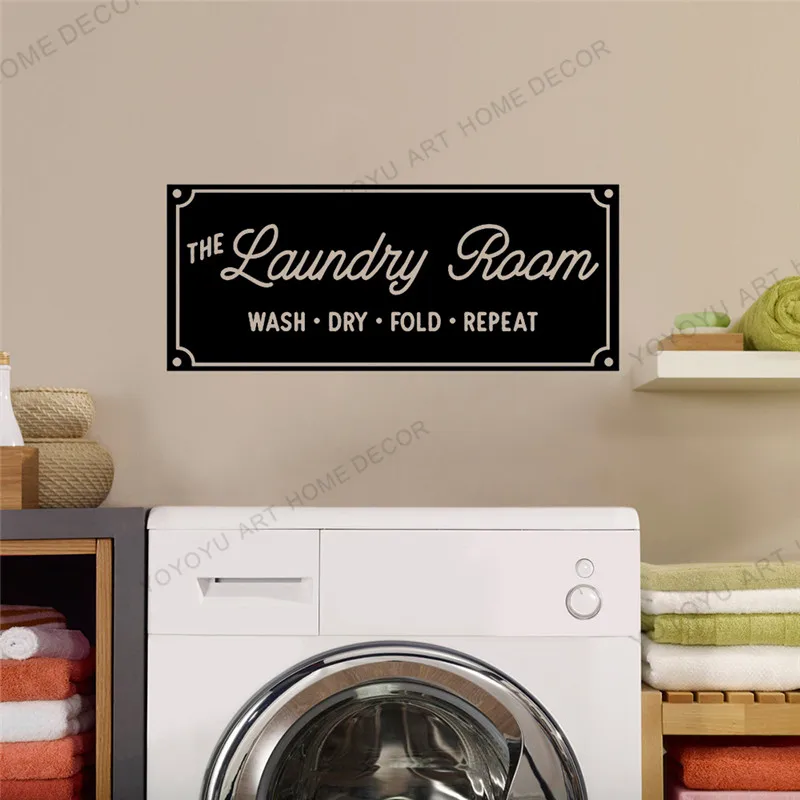 Modern Laundry Room Signs