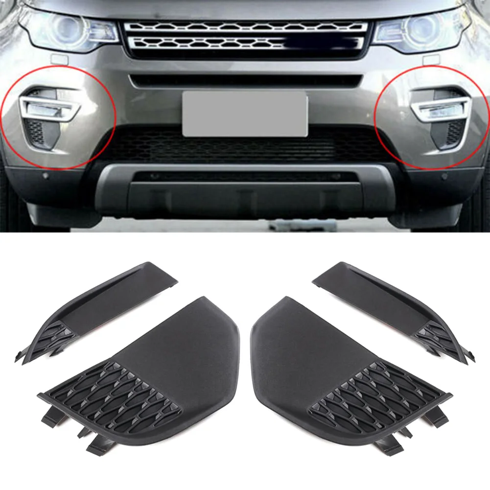 4Pcs-Set-Car-Front-Bumper-Fog-Lamp-Bezel-Trim-Cover-Left-Right-Side-For ...