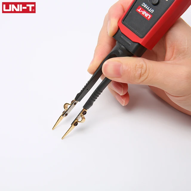 UNI-T UT116C SMD Tester 36V Voltage Battery Measurement Rotable Tweezer ...