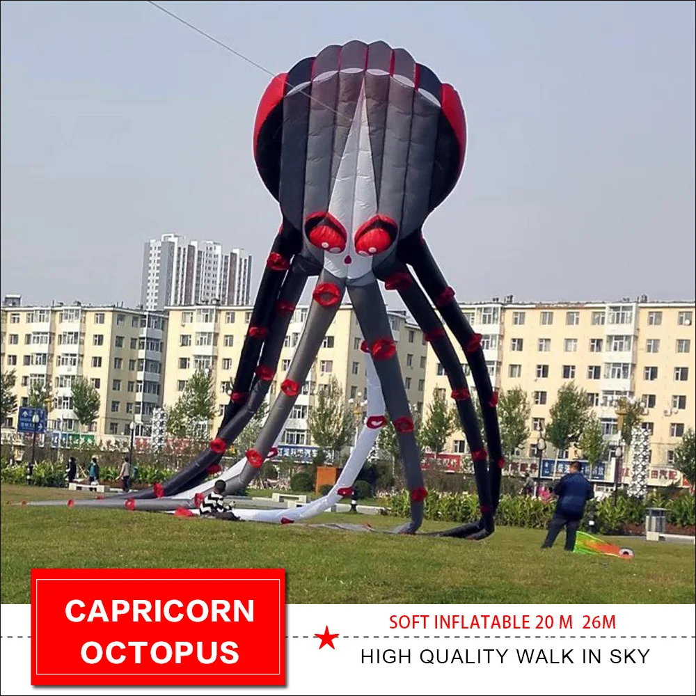 New Arrival Capricorn Octopus Kite Soft Inflatable Kite - Kites ...
