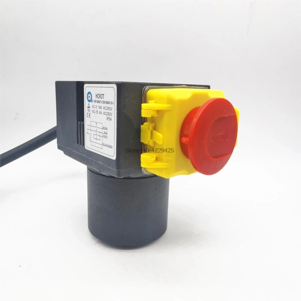 250v 13/6a Ip54 Wood Splitting Machine Electromagnetic Push Button ...