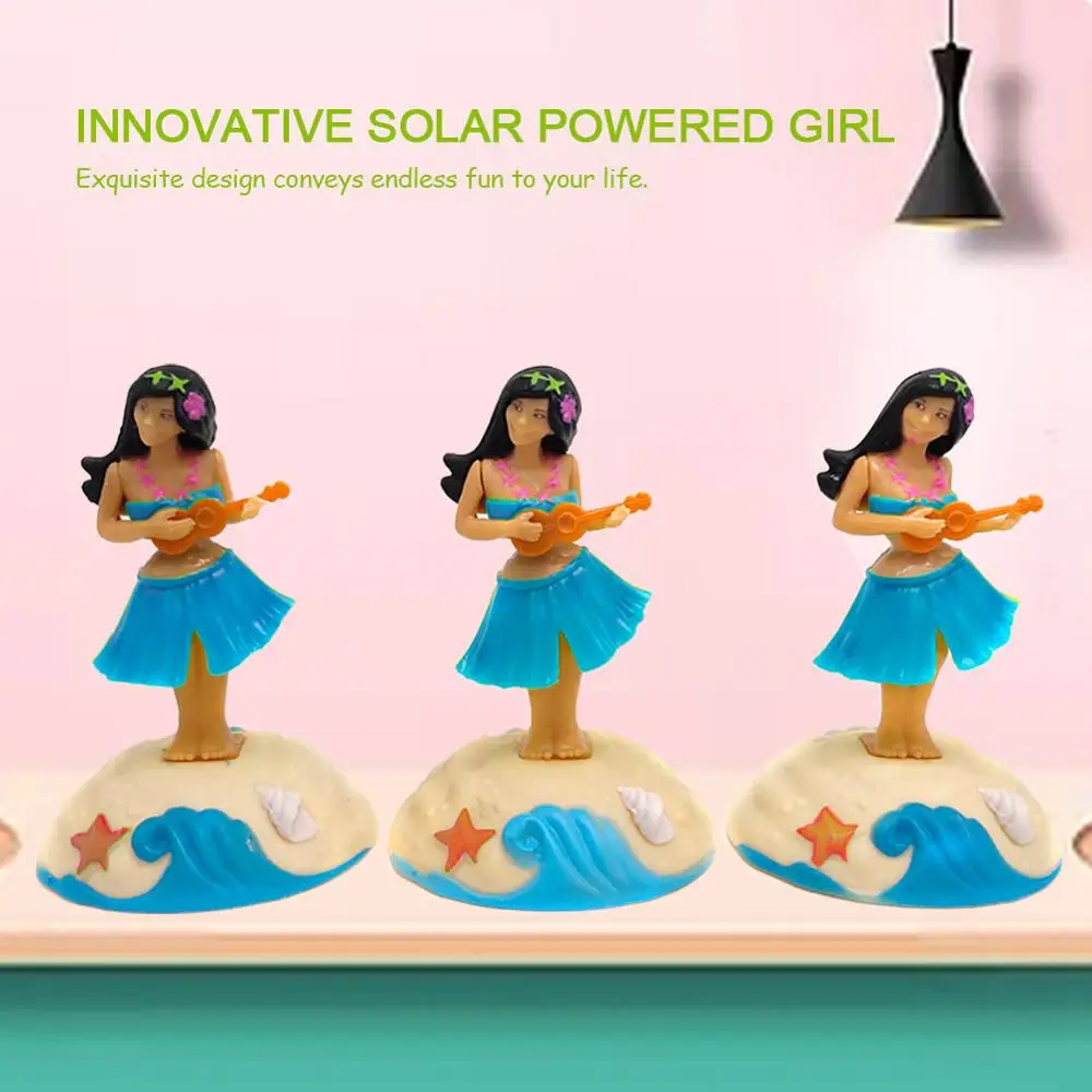 New Fashion Solar Powered Dancing Girl Swinging Animated Bobble Dancer ...