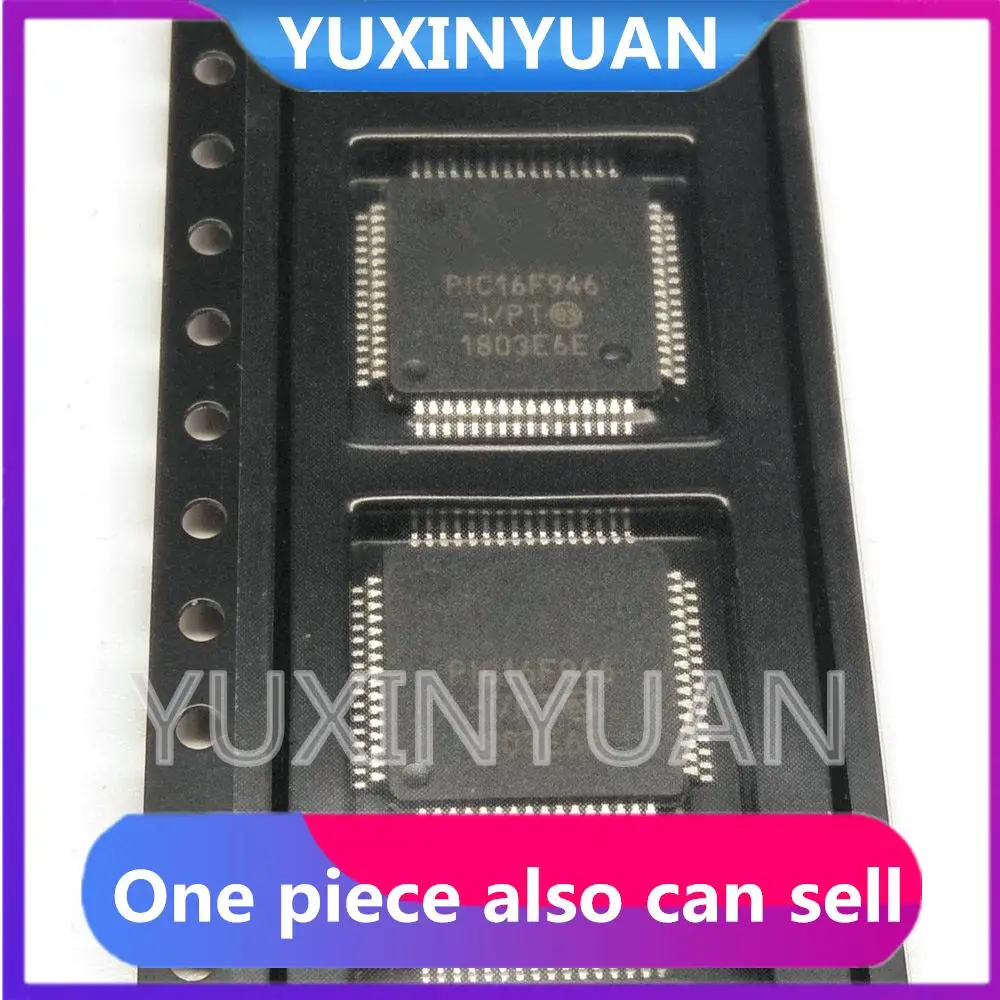10PCS/LOT PIC16F946 I/PT PIC16F946 16F946 IC MCU 8BIT 14KB FLASH 64TQFP ...