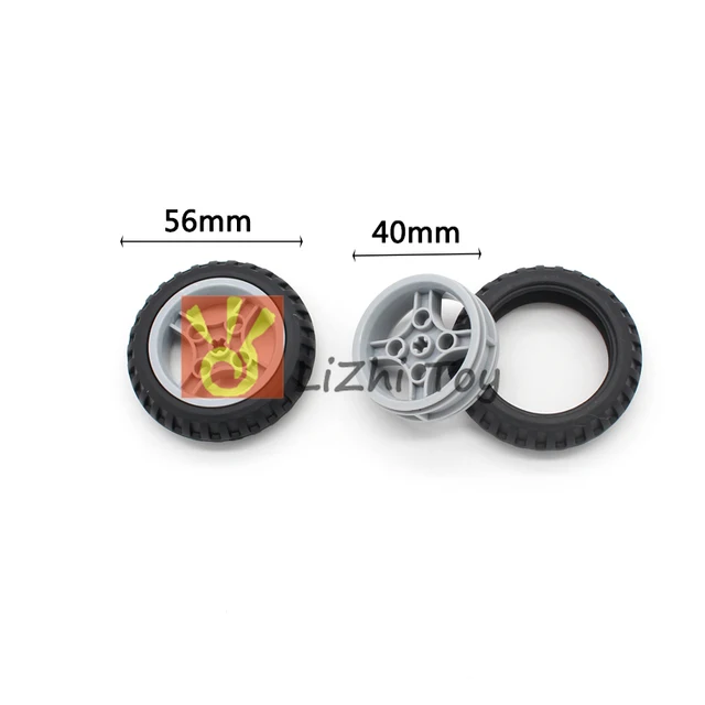 Technic Blocks Parts Tire Cars Wheel Educational Toys Compatible ...