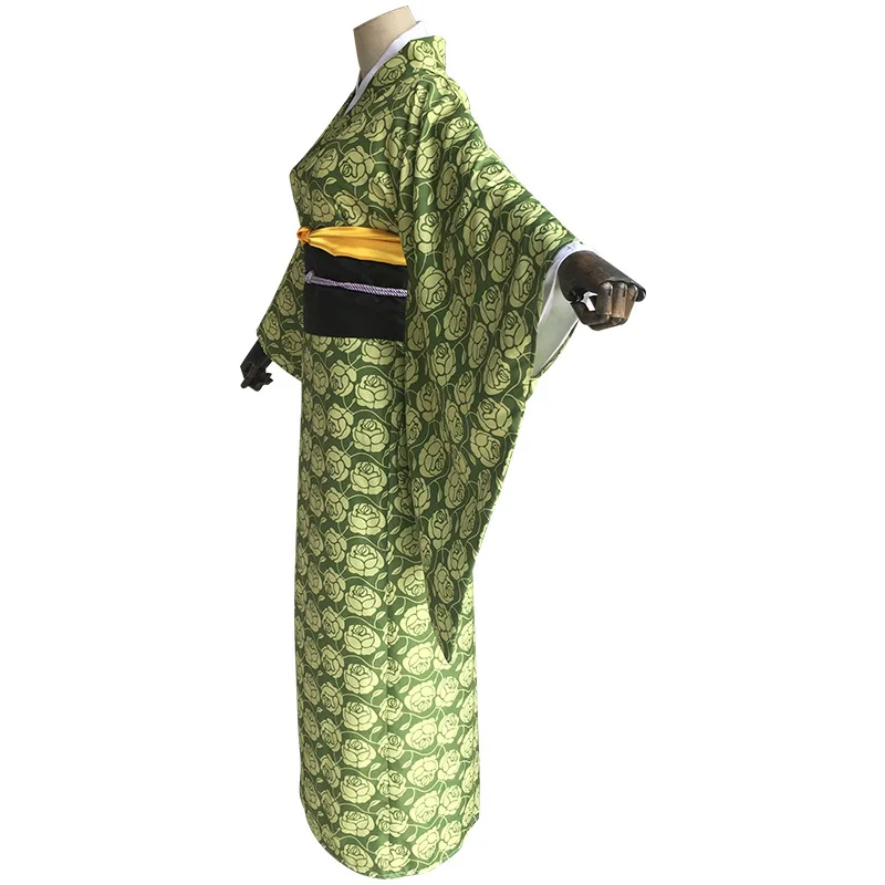 Anime Demon Slayer Kimono Kimetsu No Yaiba Kotoha Long Suit Cosplay ...