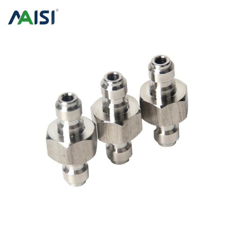 PCP Airforce Condor Paintbal Connector Stainless Steel 8mm Quick Double ...