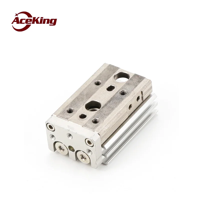 cylinder with guide rail dual axis precision pneumatic slide table HLQ ...