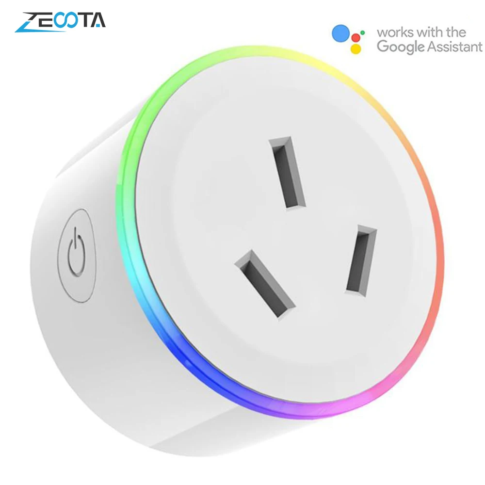 Wifi-Smart-Power-Plug-AU-Adapter-Colorful-LED-Light-Mini-Homekit-Socket ...