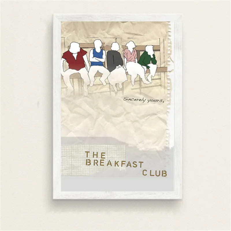 Breakfast Club Minimalist Poster