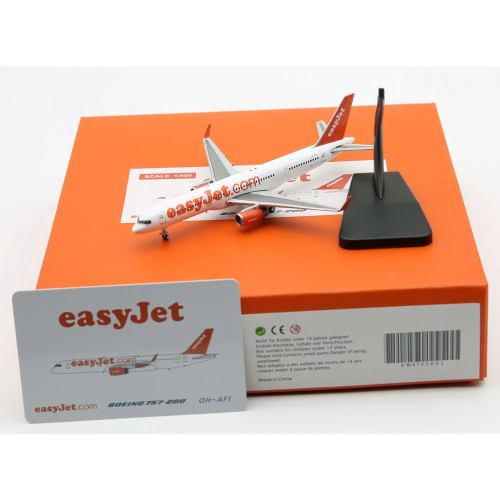 1:400 Alloy Collectible airplane Gift JC Wings EW4752001 easyJet ...
