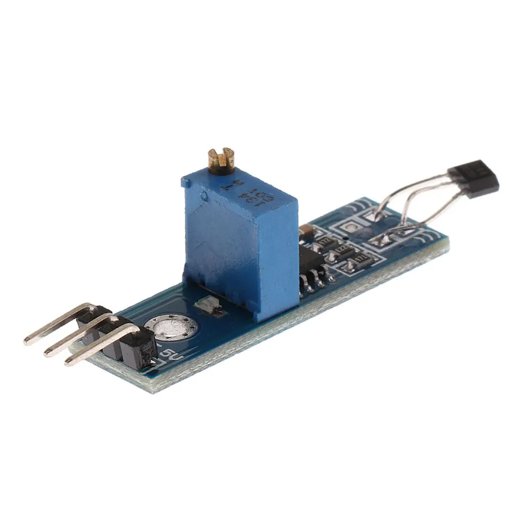 Linear Magnetic Hall Effect Switch Speed Counting Sensor Module 3 pin ...