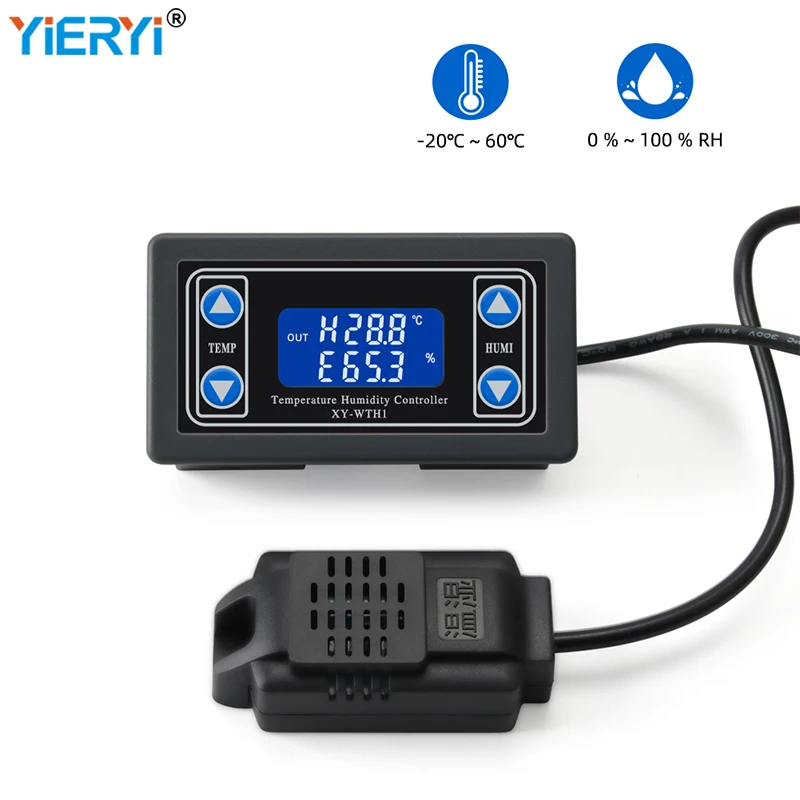 XY-WTH1-Bequem-Digital-Thermometer-Feuchtigkeit-Controller-Temperatur-Feuchtigkeit-Meter ...