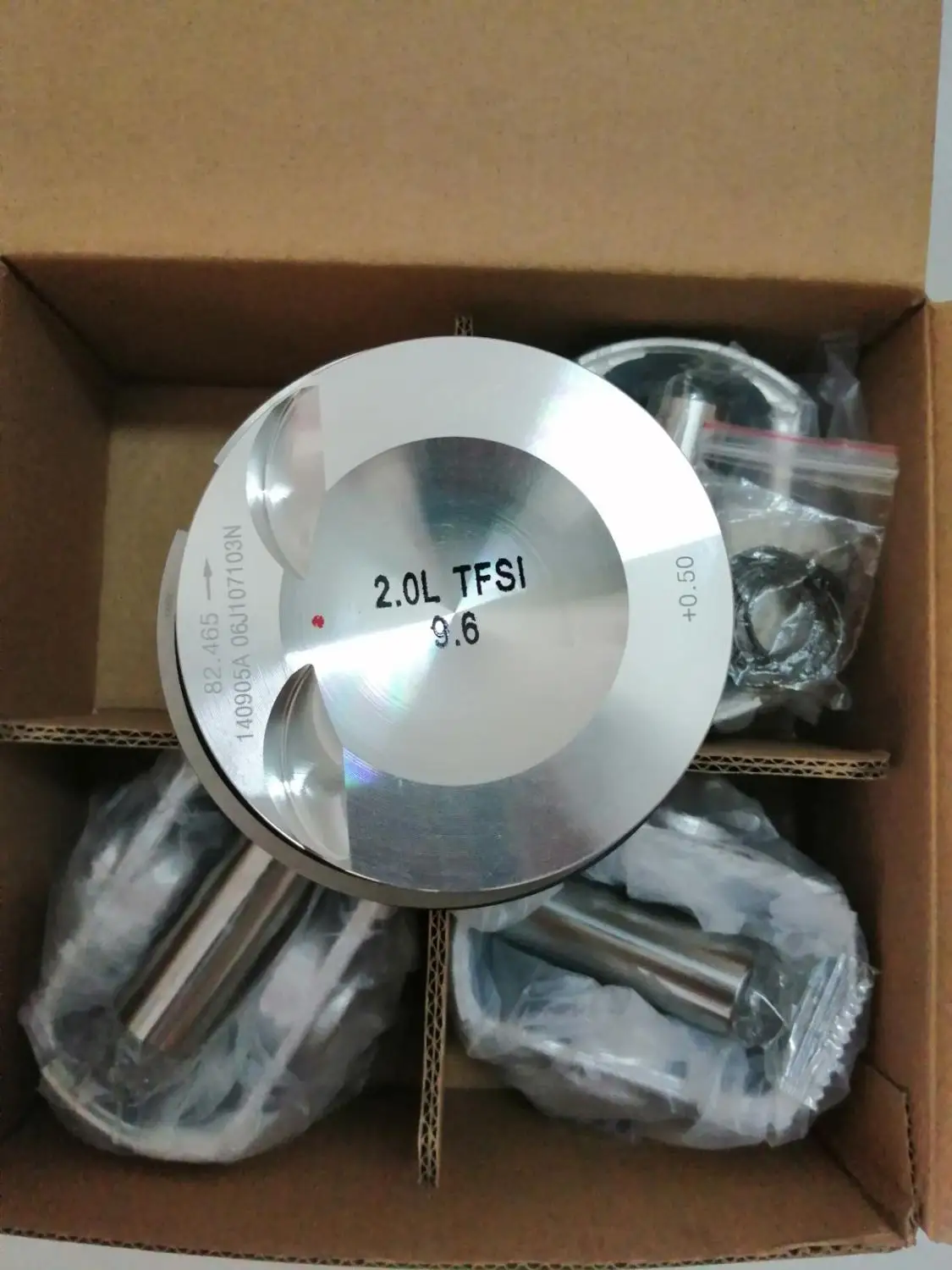 아우디 VW 2.0 tfsi CCZ CDN CAWB용 피스톤, 오버사이즈 21mm, 0.5mm, 06H107065AB ...