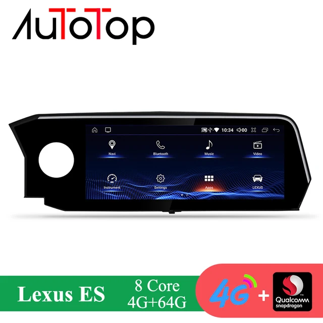 AUTOTOP 12.3″ Android 10 Car Autoradio Player For Lexus ES ES200 ES250 ES350 ES300h 2018-2020 ...
