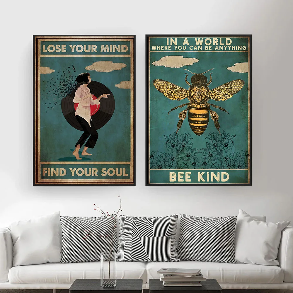 Mental-Be-Kind-Lose-Your-Mind-Find-Your-Soul-Poster-and-Print-Cool-Wall ...
