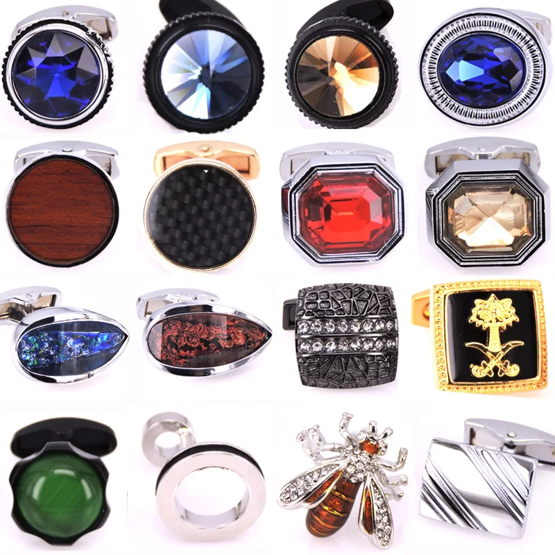 Camisa-de-Cristal-masculina-Abotoaduras-Abotoaduras-de-Avi-o-Alta ...