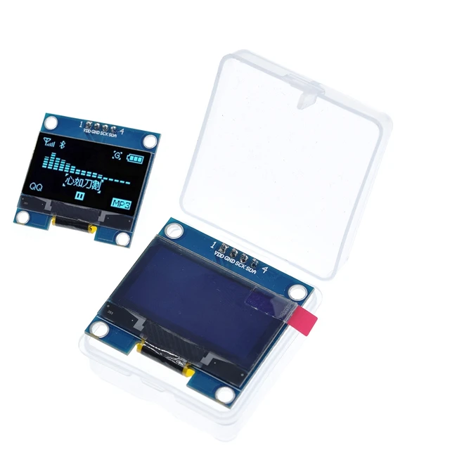 4PIN 1.3 OLED module white/blue color 128X64 1.3 inch OLED LCD LED ...