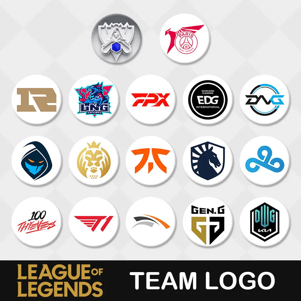 League Legend Badge | League Team Logos | Brooch Pins Props | 1 League Badge | League Sports ...