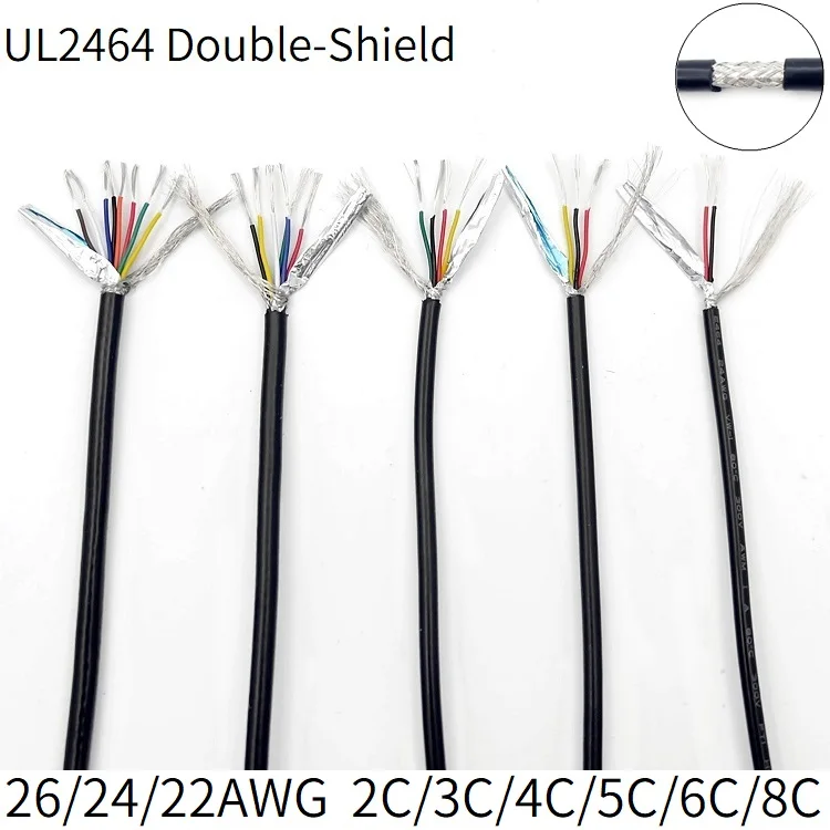 10M-Shielded-Wire-Cable-26AWG-24AWG-22AWG-Channel-Audio-Line-2-3-4-5-6 ...