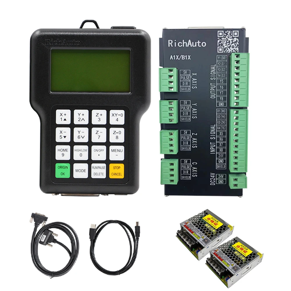 Richauto Dsp A11 Cnc Controller A11e 3 Axis Motion Controller Remote For Cnc Engraving And ...