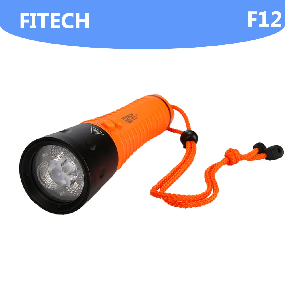 Underwater-FITECH-F12-Diving-100M-Flashlight-600-lumens-XML-U2-LED ...