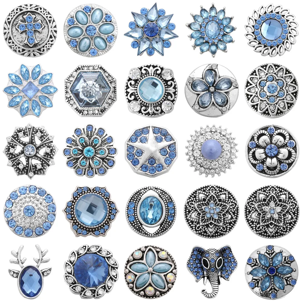 5pcs-lot-Snap-Jewelry-18mm-Snap-Buttons-Light-Blue-Rhinestone-18mm ...