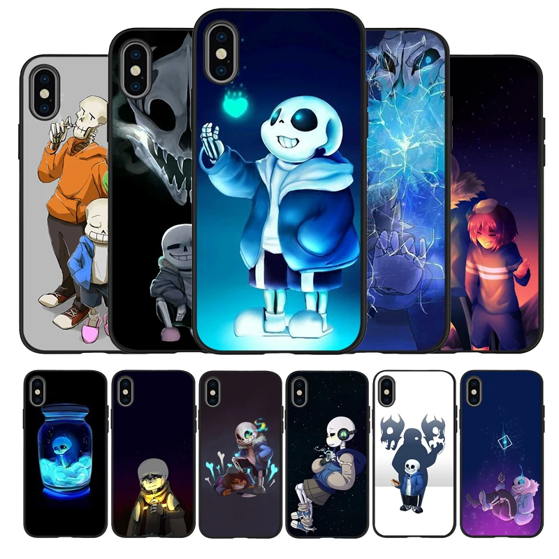 Bad Time Undertale Black Silicone Phone Case For Iphone 13 12 Xr Xs Max ...