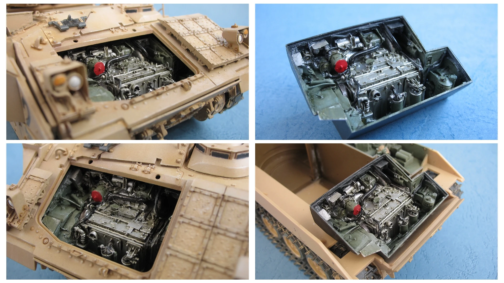 Engine-set-for-M2-M3-Bradley-1-35-Assembly-model-Resin-parts-Toys ...