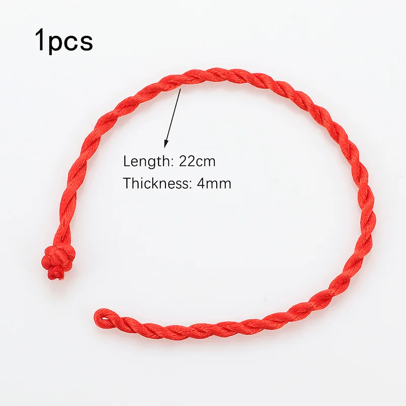 Bracelet Fil Rouge Tressé Tibétain Original | Porte Bonheur Traditionnel