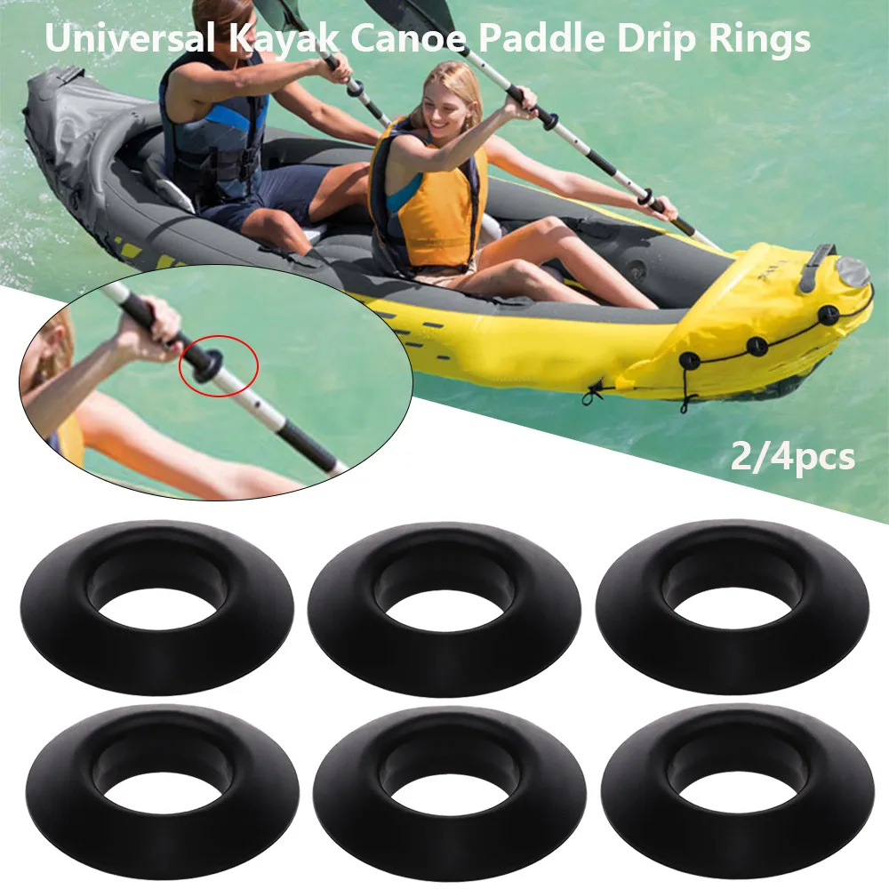 1PC Universal Black Rubber Rowing Boat Ring Replacement Kayak Propel ...