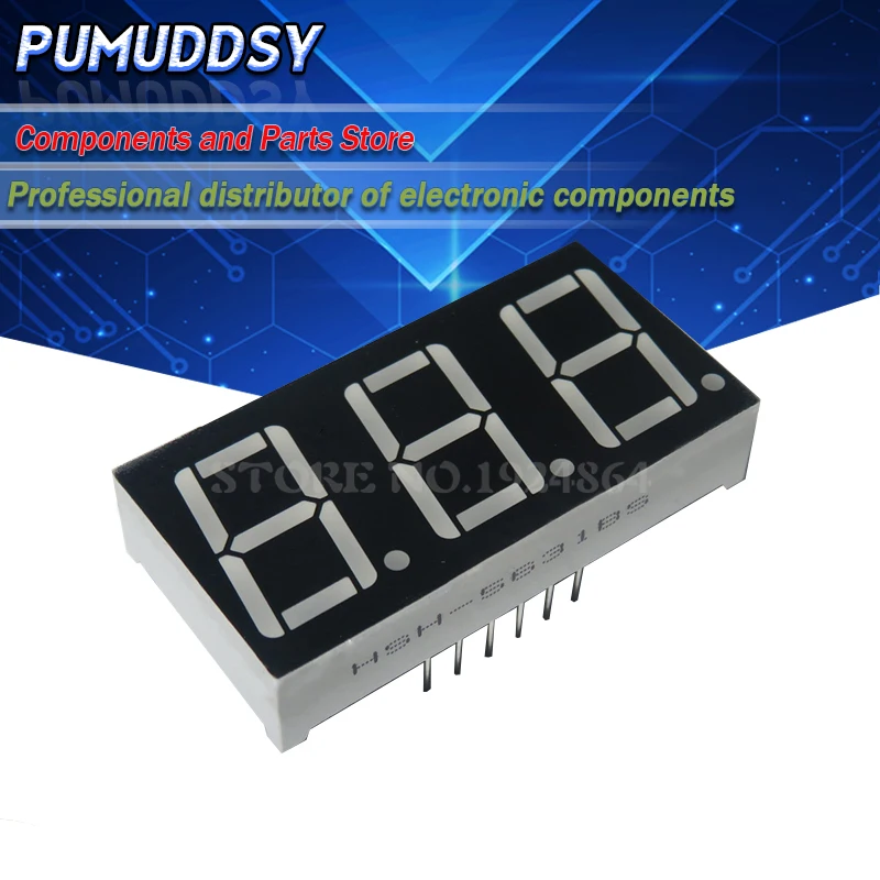 5pcs 7 Digital Tube Segment Common Anode Red 3 Bit Digital Tube 0.56 ...