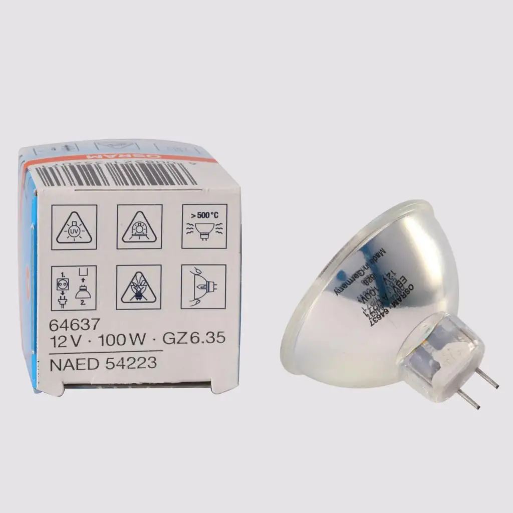 For-2pcs-lot-OSRAM-64637-12V-100W-halogen-lamp-12V100W-GZ6-35-reflector ...