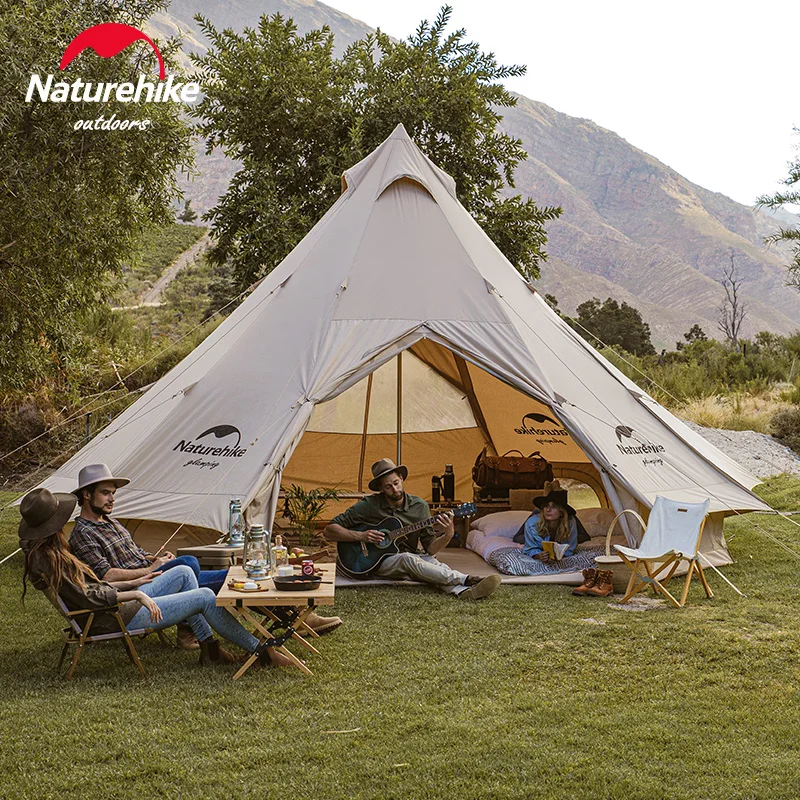 Naturehike-20-Large-Camping-Tent-Tribe-Pyramid-3-4-Person-Tent-Outdoor ...