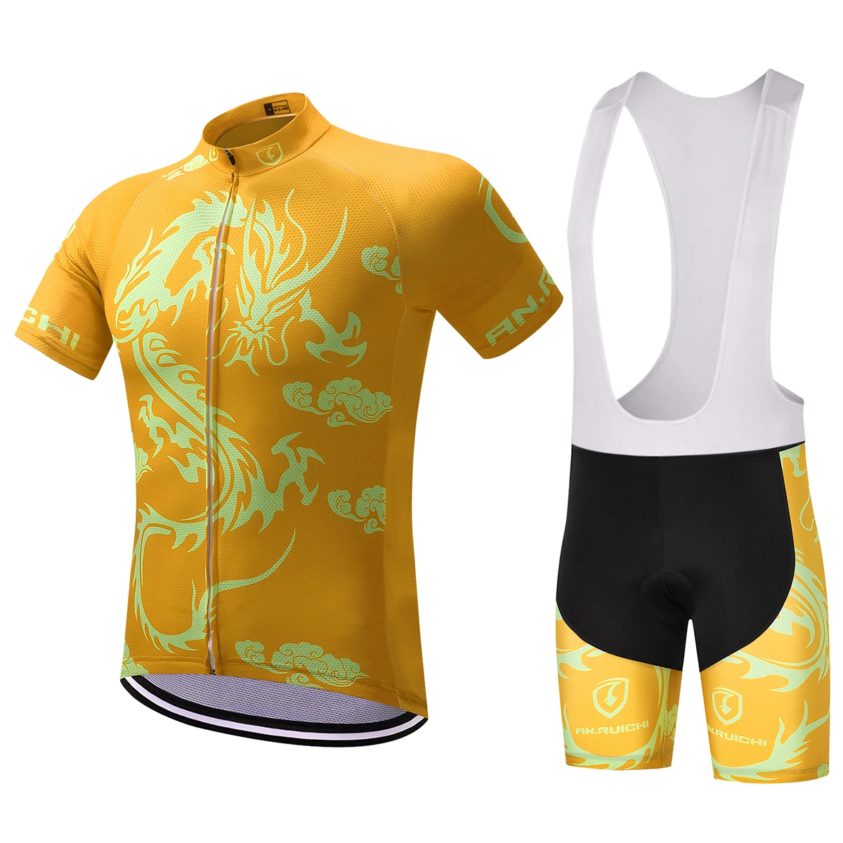 2022 Men Red Quick Dry Team Cycling Jersey Set MTB Road Bicycle cycling ...