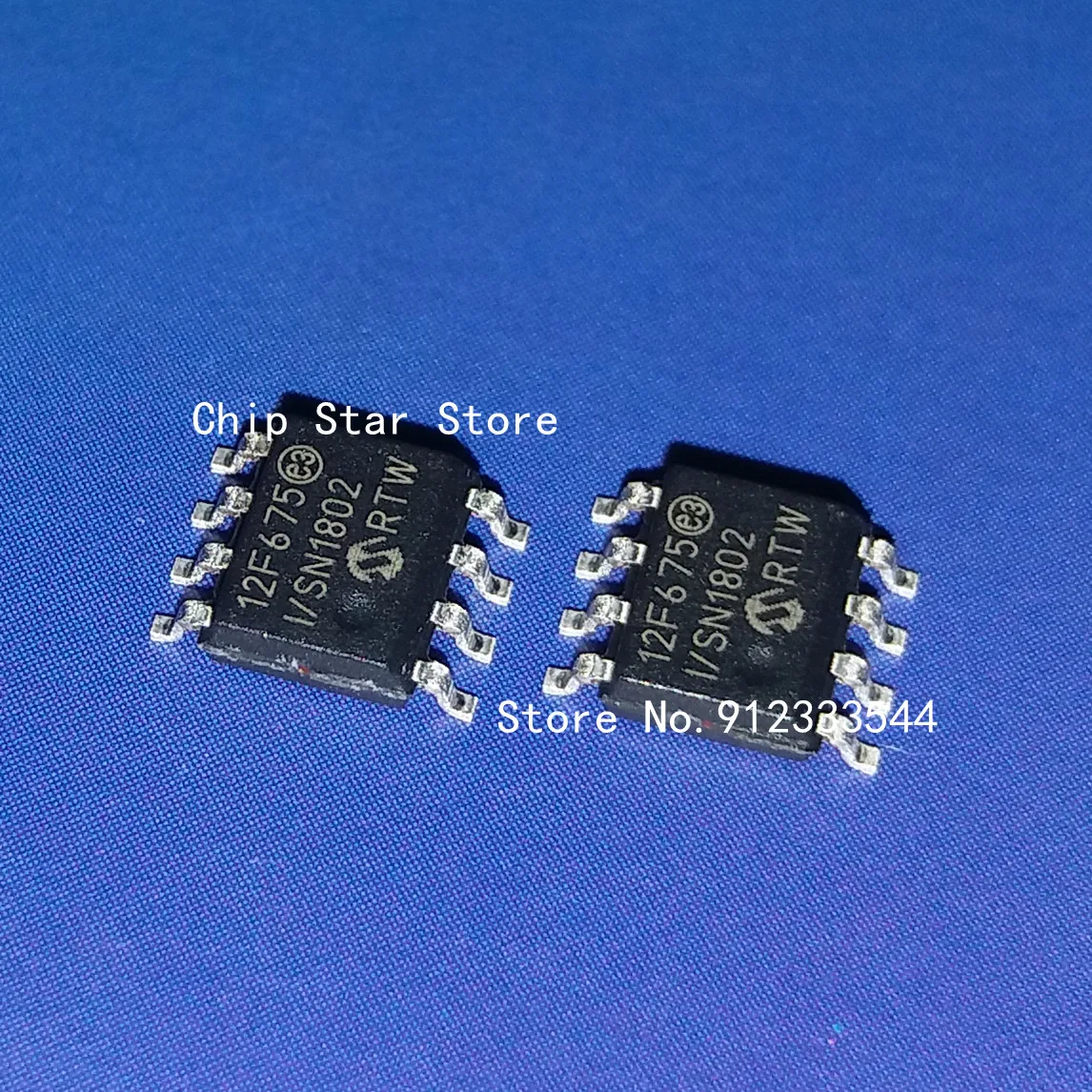 5-100pcs PIC12F675-I/SN PIC12F675T-I/SN PIC12F675 SOIC8 8 Bit Microcontrollers MCU 100%New And ...