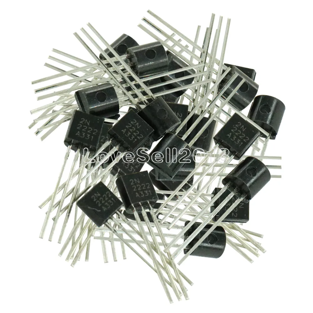 100 piezas 2N2222 2N2222A TO 92 a 92 Transistor nuevo original ...
