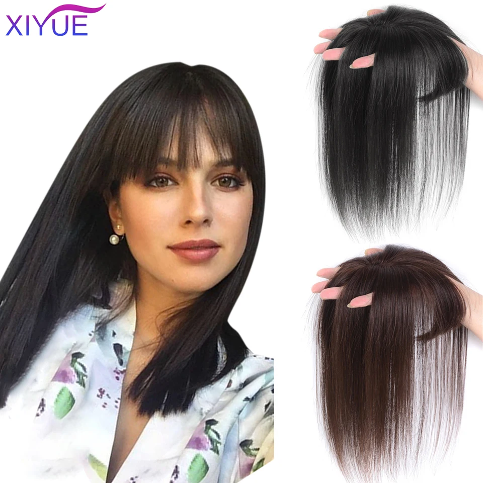 3D Bangs Invisible Seamless Head Hair Water Ripple Hair Air Bangs Head ...