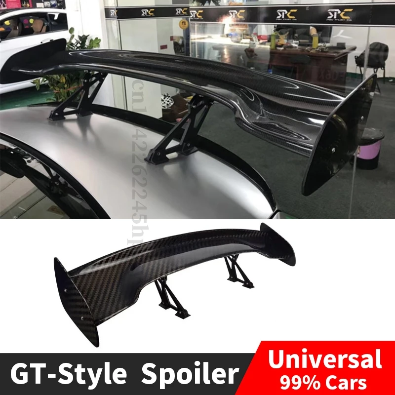 Universal Gt Style Rear Spoiler Wing Back Tail For Sedan Exterior Body ...