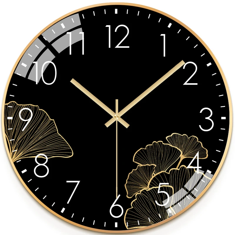 Nordic Simple Wall Clock Luxury Modern Design Quartz Living Room Wall ...