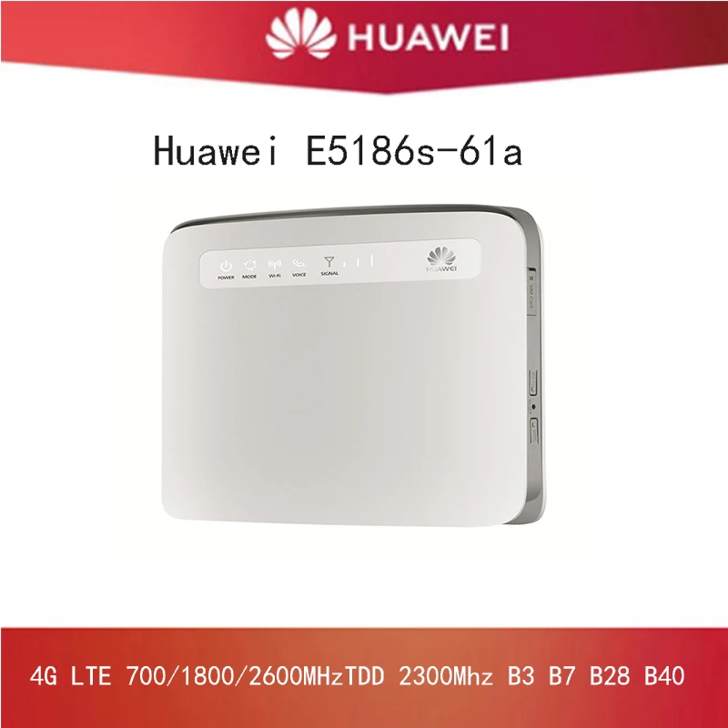 Huawei Router inalámbrico E5186s 61a 4G LTE CAT6, 300Mbps, CPE, Gateway ...