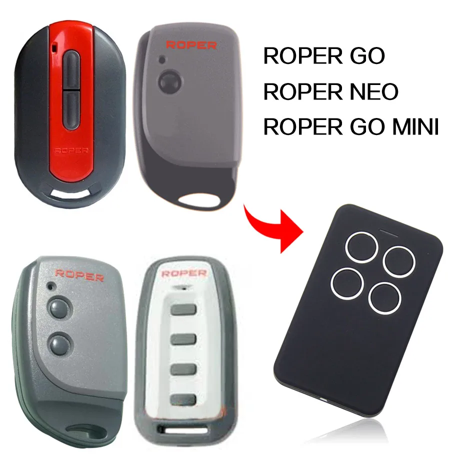 Mando a distancia ROPER GO MINI NEO, Compatible con puerta de garaje ...