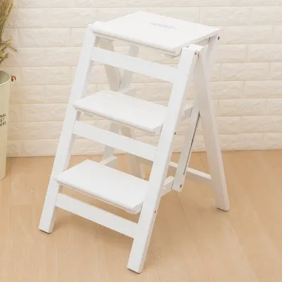 Small-stool-folding-portable-solid-wood-household-step-ladder-ladder ...