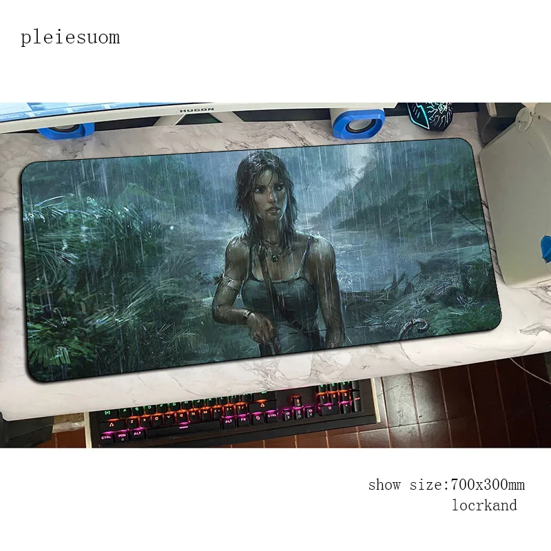Tomb Raider Mousepad Hd Pattern 800x300x4mm Computer Mouse Mat Gamer ...
