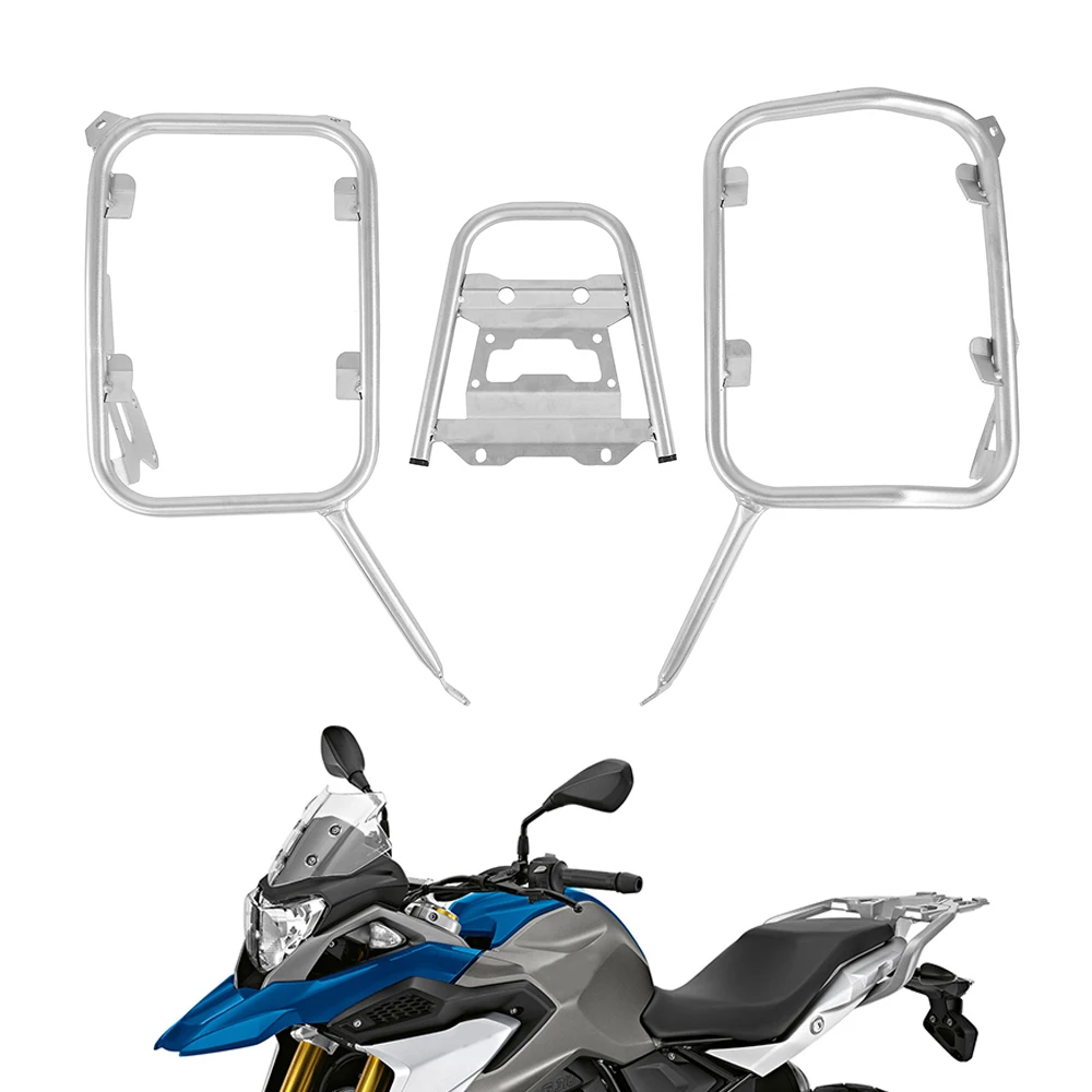 Luggage Rack Panniers Frame Side Bracket Top Rear Box Case Rack Trunk ...