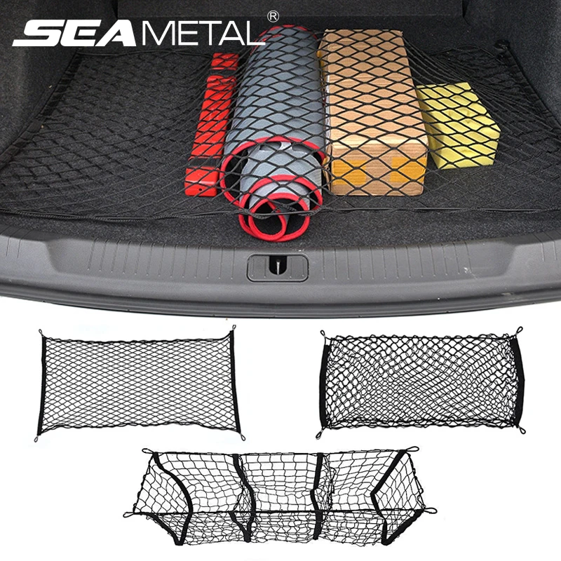 SEAMETAL-Car-Trunk-Storage-Net-Nylon-Net-Pocket-Elastic-Auto-Organizer ...