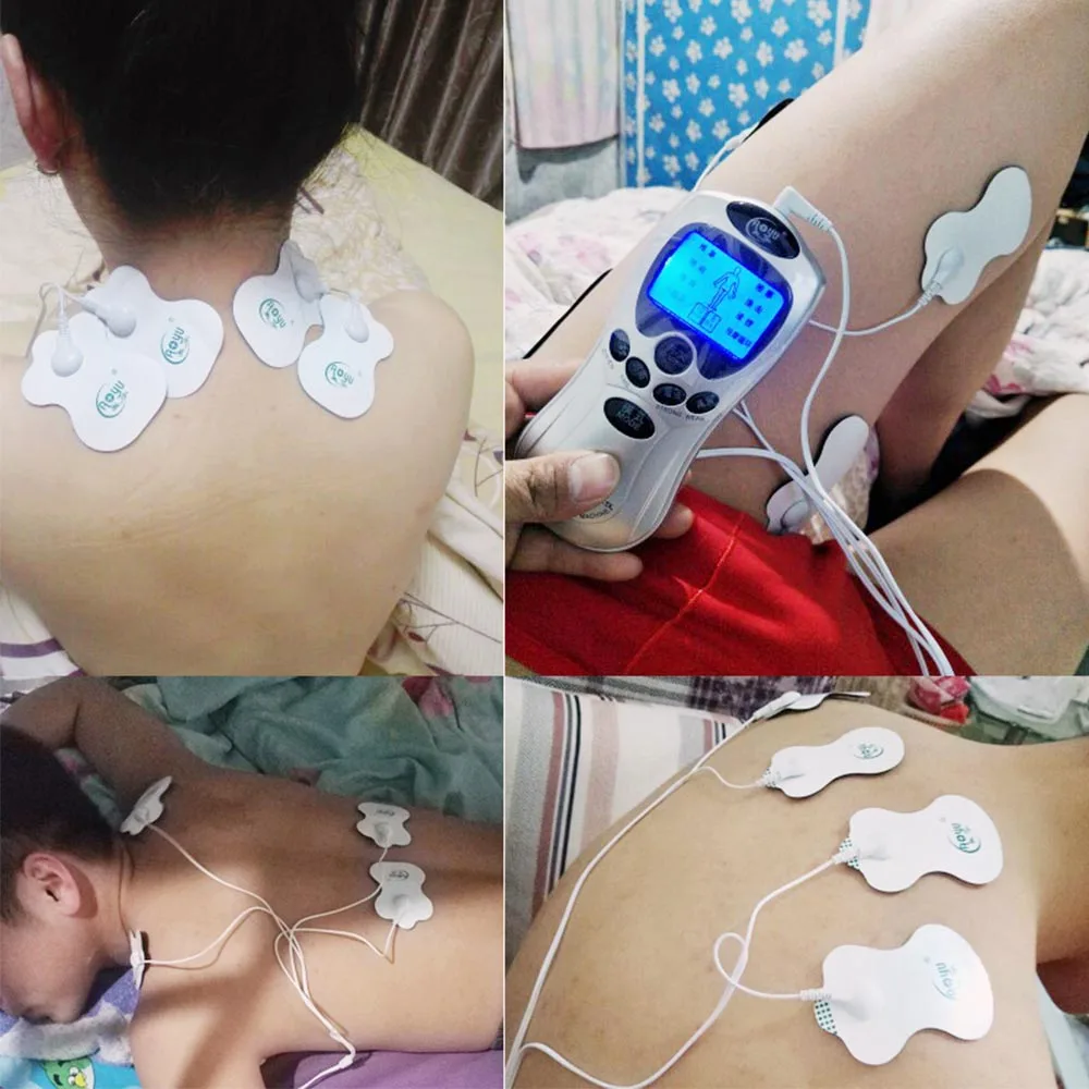 10 шт белые электродные подушечки для электрической акупунктуры ...