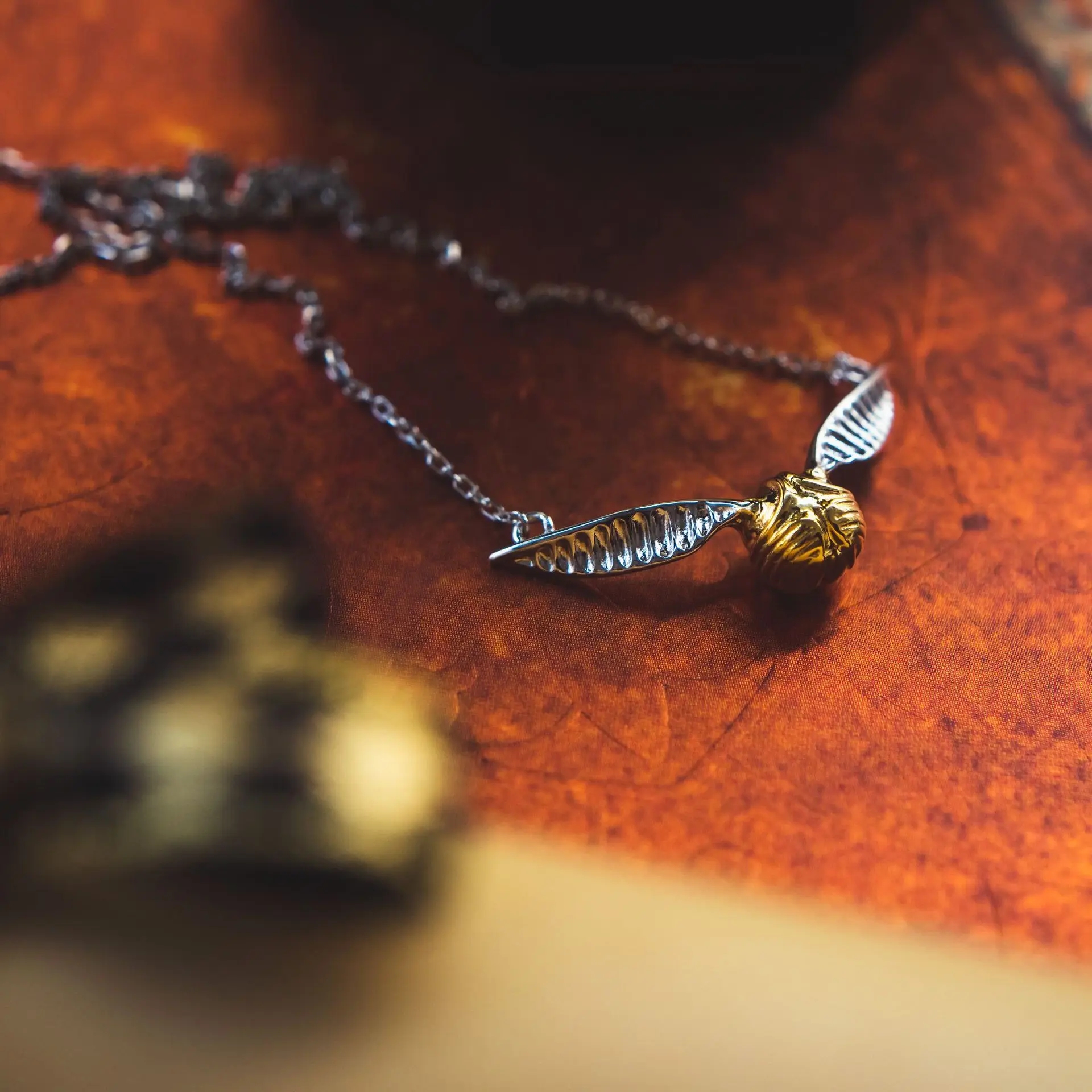 Harry Potter Golden Snitch Necklace