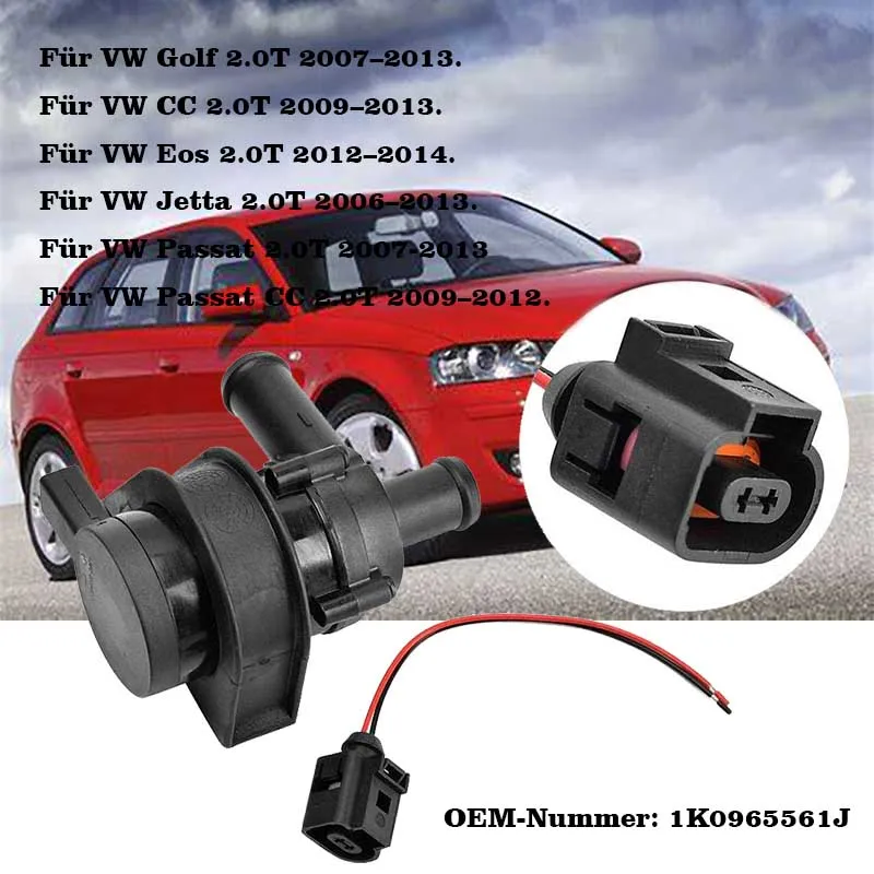 Other Parts & Accessories - 1K0965561J Water Pump Electric Additional ...